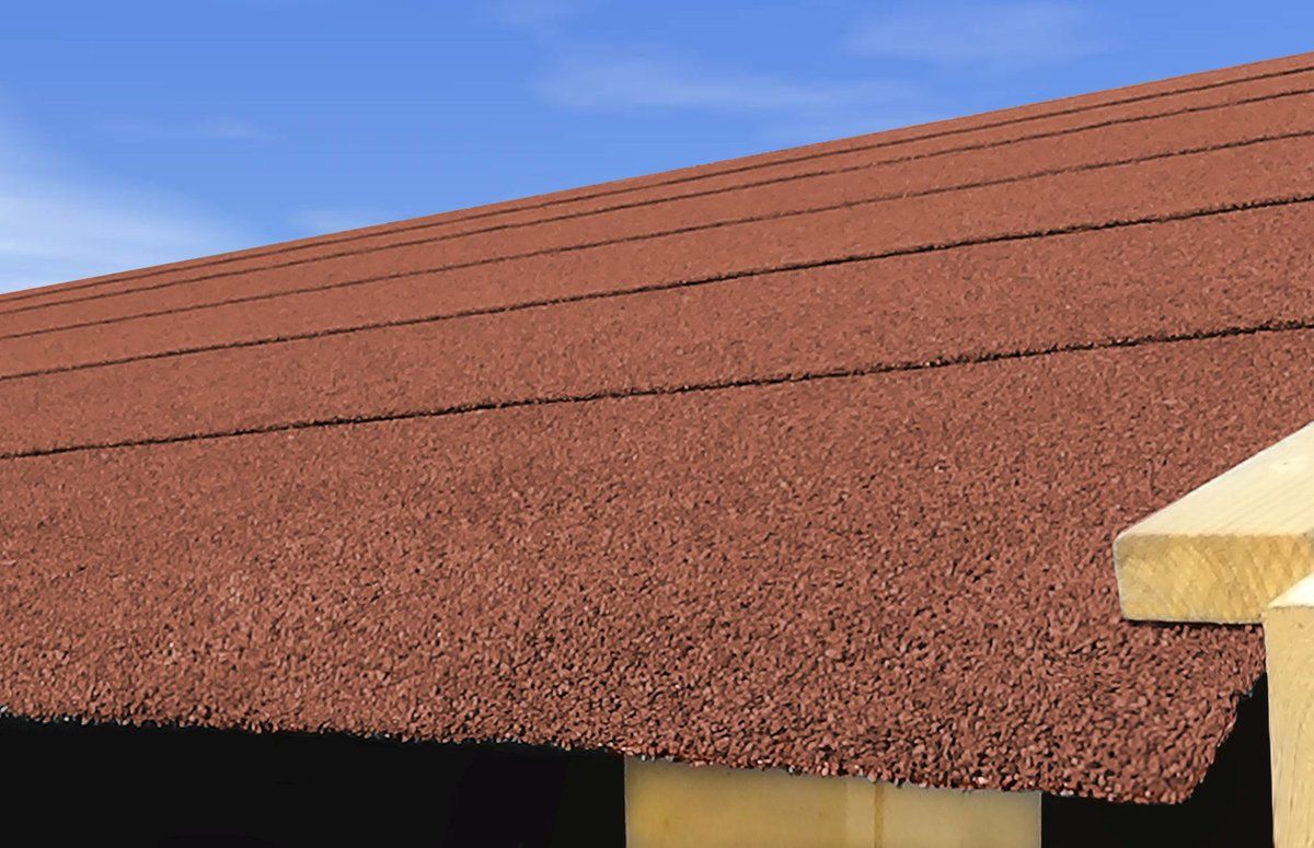 Selbstklebende Bitumendachbahn rot, Rolle 2,5 m² | rot | KA-83531